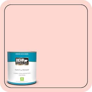 BEHR PREMIUM PLUS 8 oz. #170C-2 Creamy Peach Semi-Gloss Interior ...