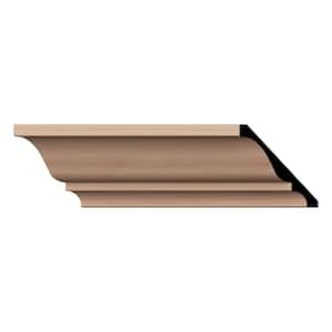 Ornamental Mouldings 1/2 in. x 5-1/4 in. x 96 in. Hardwood White ...