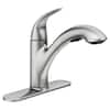 MOEN Medina Single-Handle Pull Out Kitchen Faucet in Spot Resist ...