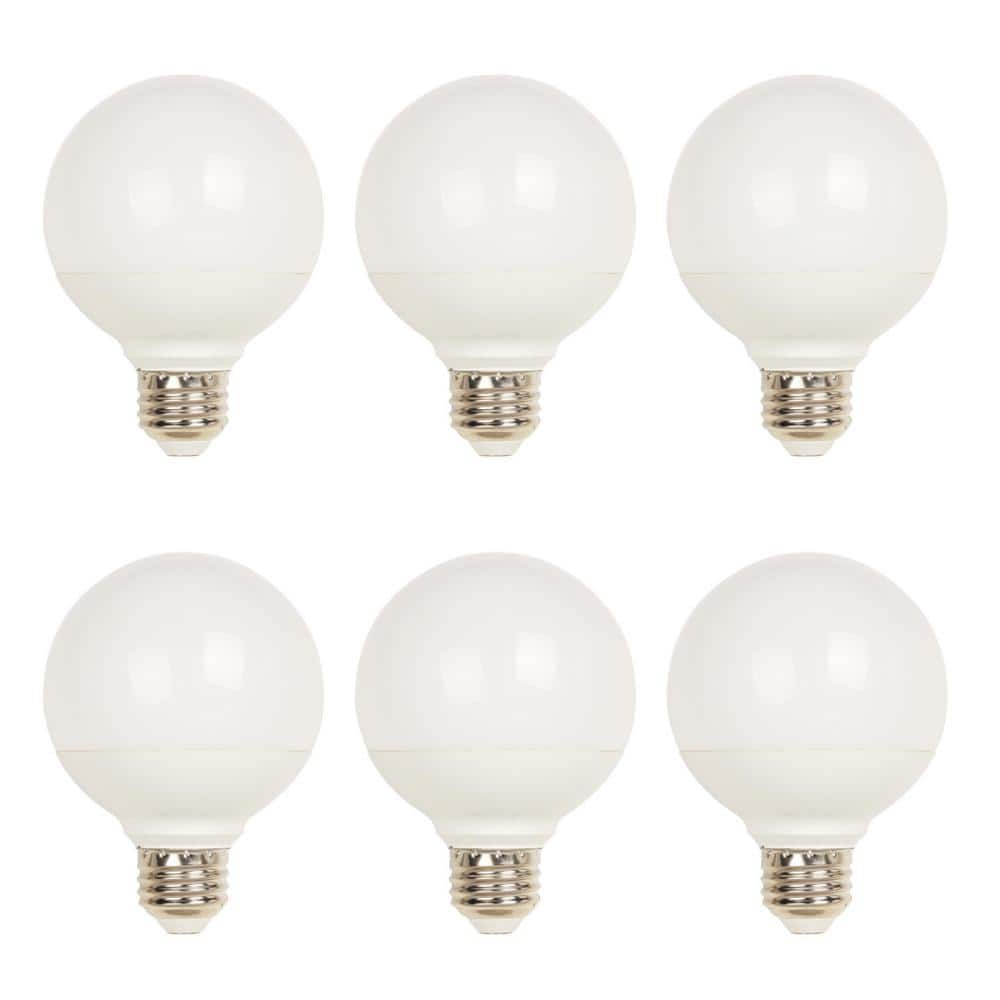 Westinghouse 75-Watt Equivalent G25 Dimmable Soft White E26 LED Light Bulb 3000K (6-Pack ...
