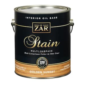 ZAR 1 gal. Semi-Transparent 120 Premium Teak Oil-Based Multi-Surface ...