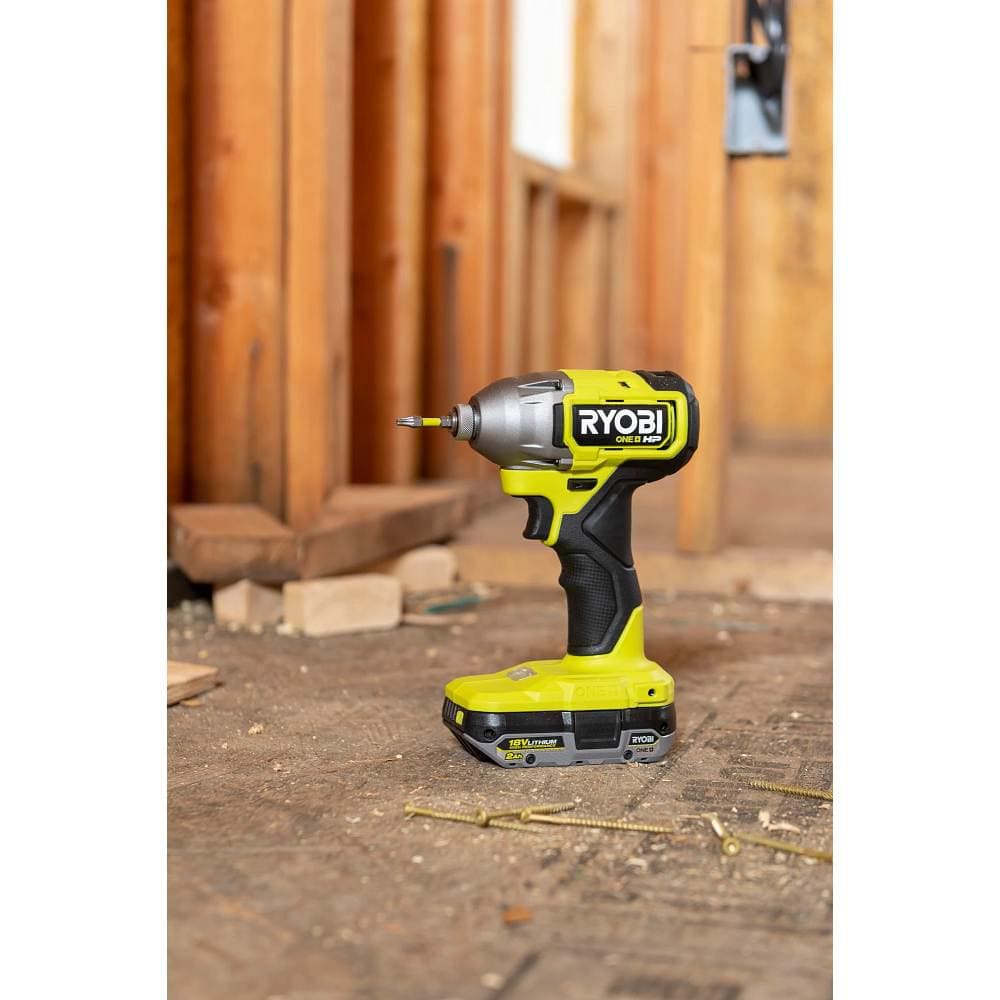 RYOBI ONE+ HP 18V Brushless Cordless 1/4 in. Impact Driver (Tool Only ...