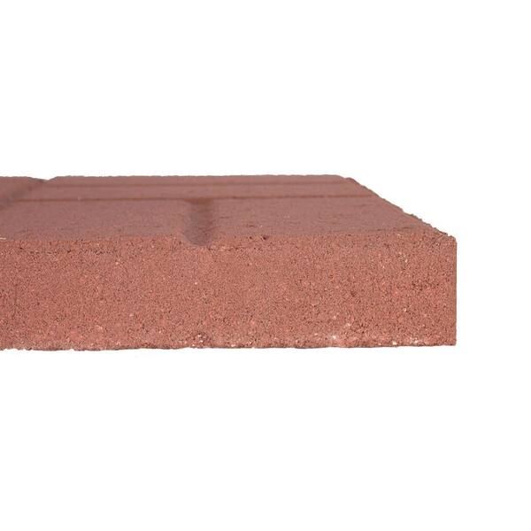 Oldcastle 12 in. x 12 in. Brickface Square Concrete Step Stone (168 ...