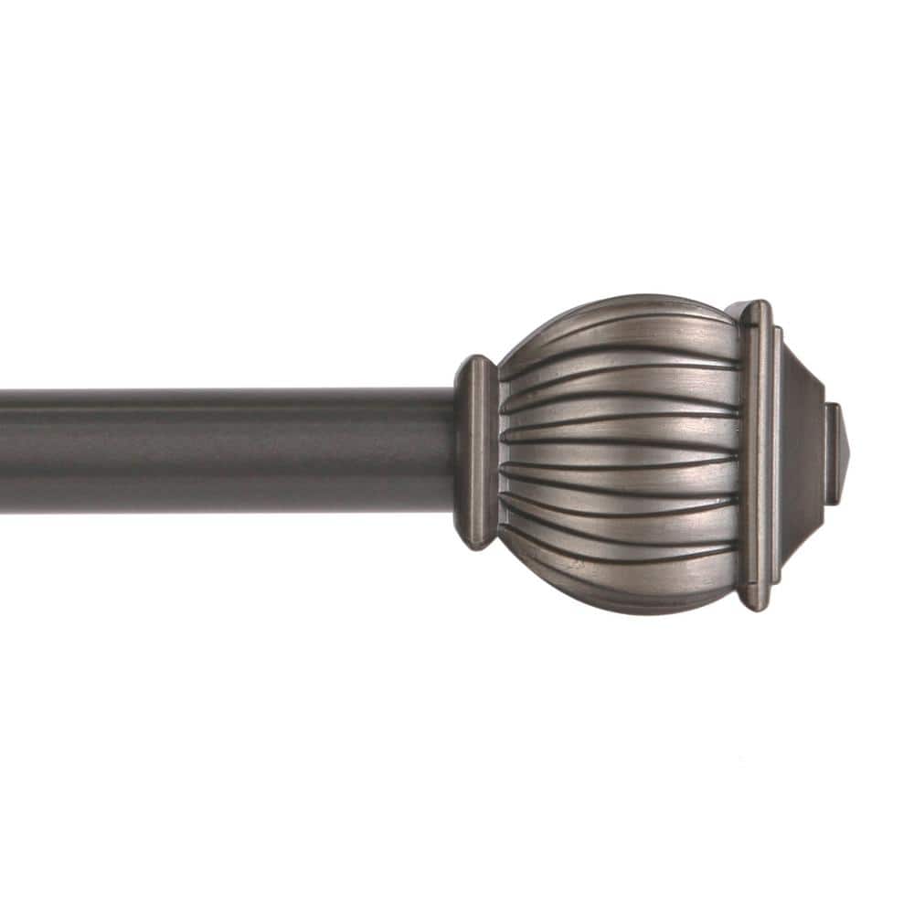 Kenney Benji 48 in. - 86 in. Adjustable Single Curtain Rod 5/8 in ...