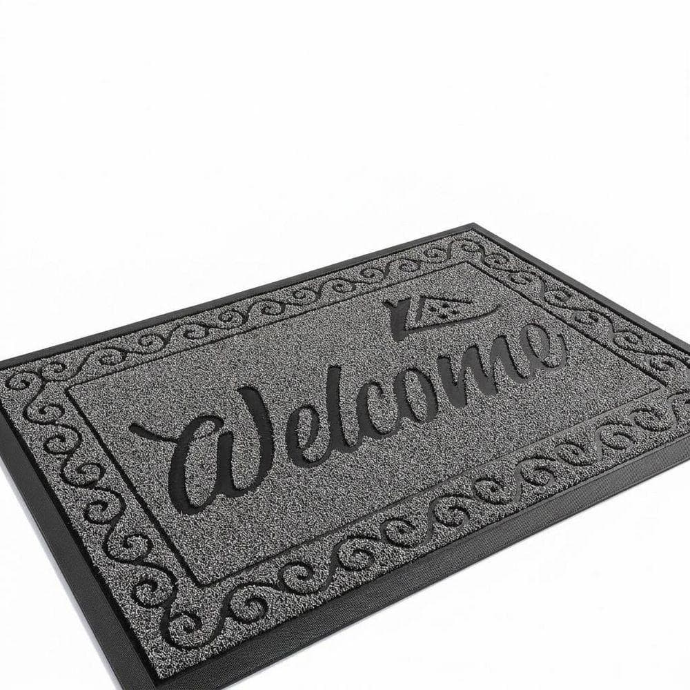 Justincity Welcome Mat 29.5 x 17 in. Heavy Duty Door Mat Waterproof Non ...
