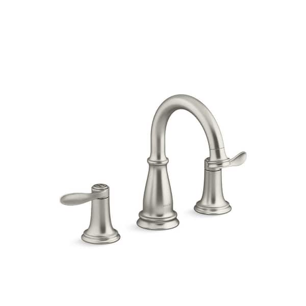 KOHLER Bellera 8 in. Widespread Double-Handle Bathroom Faucet in ...