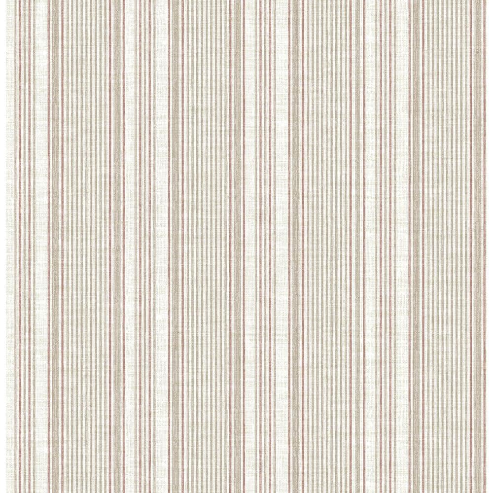 A-Street Prints Ayanna Rust red Striped Wallpaper Sample 4147-27396SAM ...