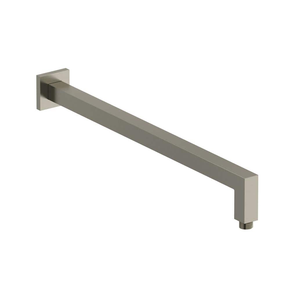 RIOBEL Wall Mount Shower Arm, Brushed Nickel 547BN - The Home Depot