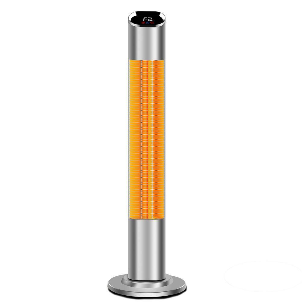Sun-Ray 1500-Watt Deluxe Freestanding Carbon Fiber Patio Heater with ...