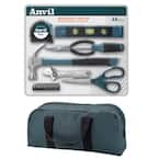 Anvil 18-Pieces Homeowner's Tool Set Includes Tool Bag THD22101 - The ...