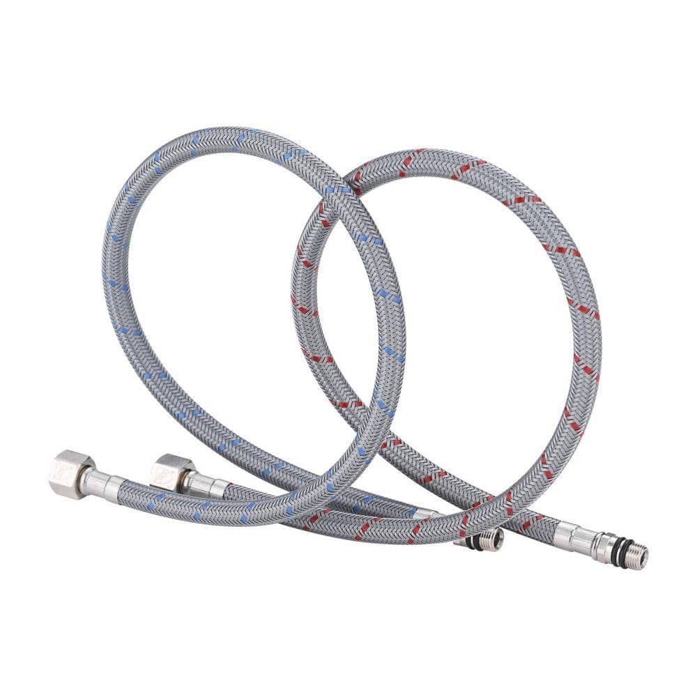 VEVETTA （2 Pack）30 in. 3/8 in. Female Compression x M11 Male Connector ...