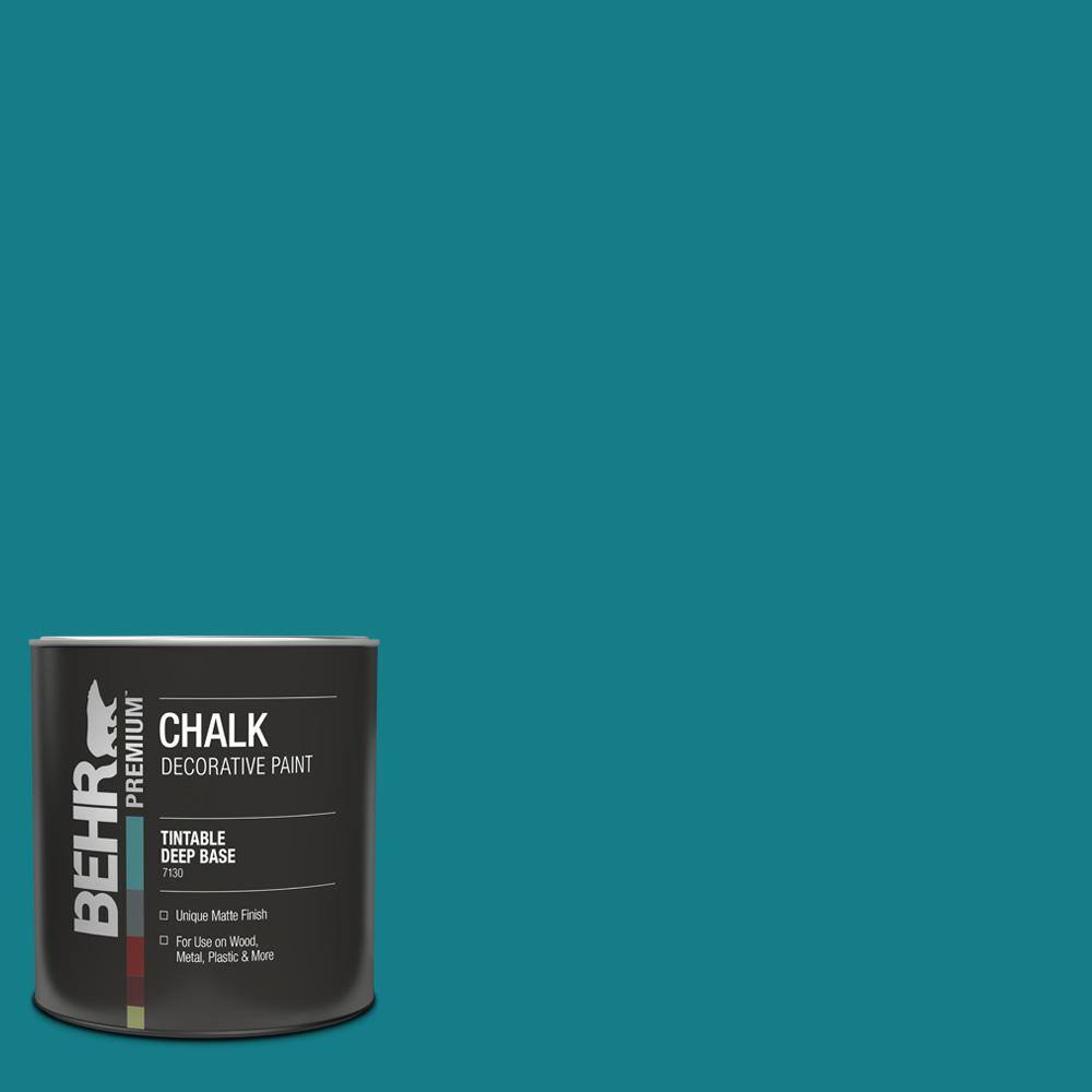 BEHR PREMIUM 1 qt. #PPU13-01 Caribe Interior Chalk Decorative Paint ...