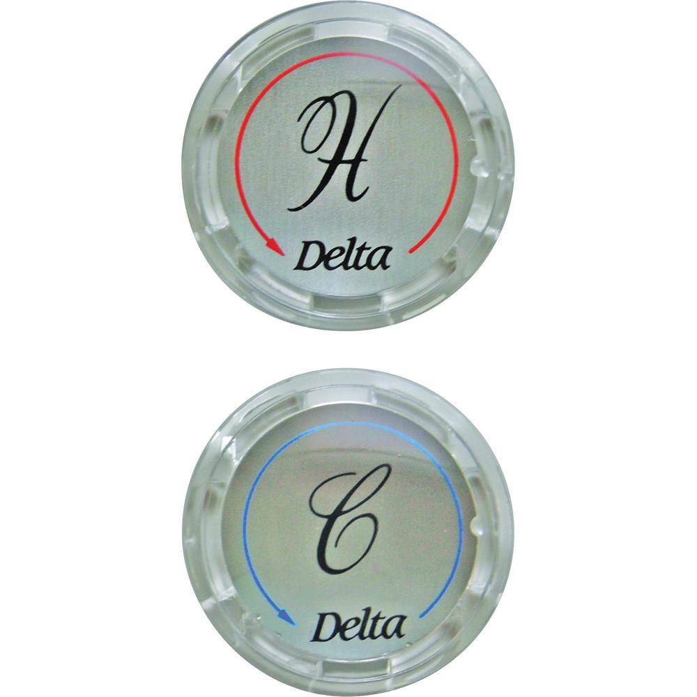 Delta Clear Handle Button Set RP19659-3 - The Home Depot