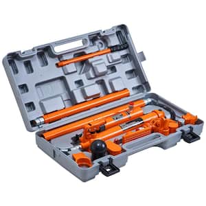 VEVOR 4 Ton Porta Power Hydraulic Ram Jack Kit 8800 Lbs. Load Body ...