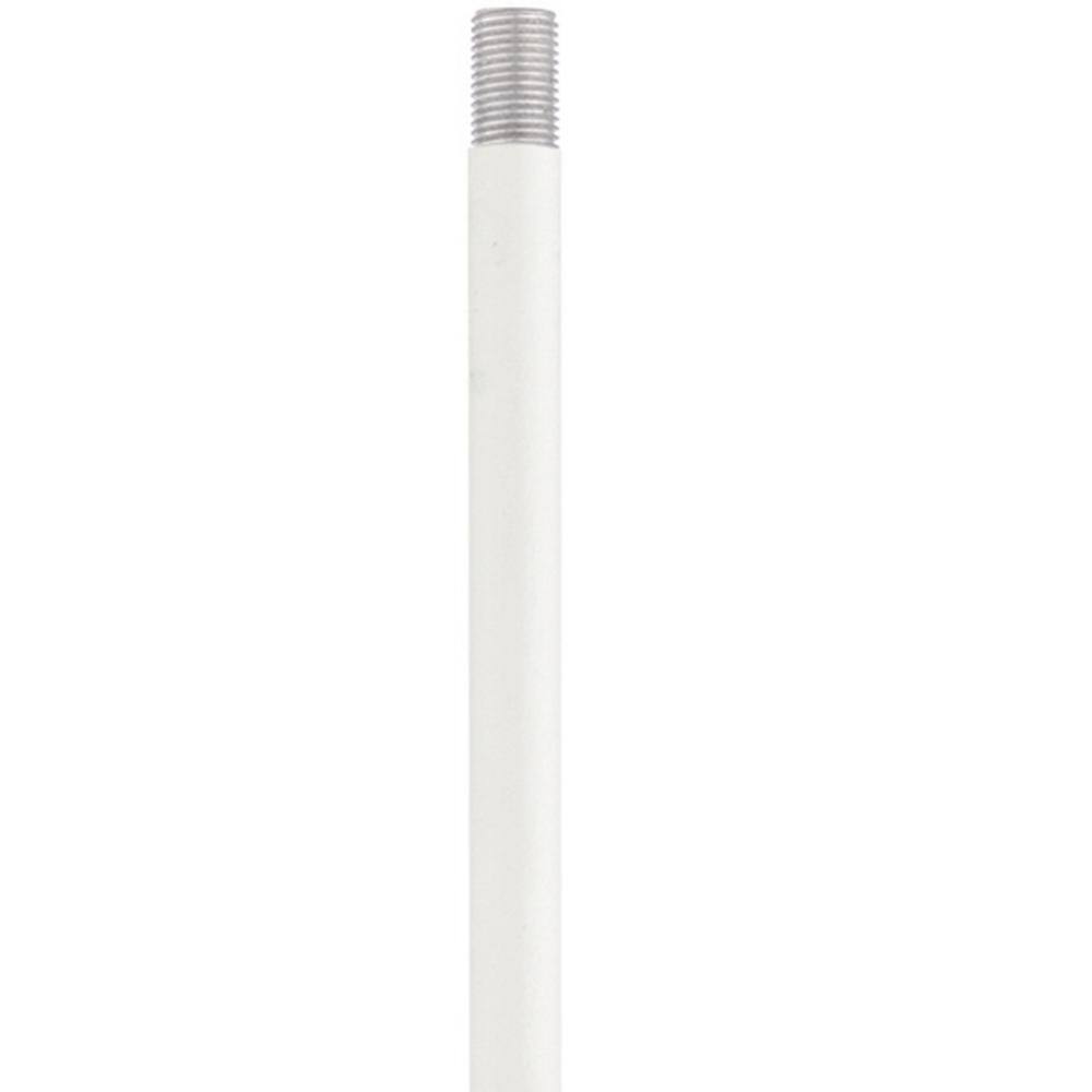 Livex Lighting Textured White 12 in. Length Rod Extension Stem 56050-13 ...
