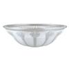 3-7/8 in. H x 11-3/4 in. Dia/Clear&Sandblasted/2 Tone Glass Shade For ...