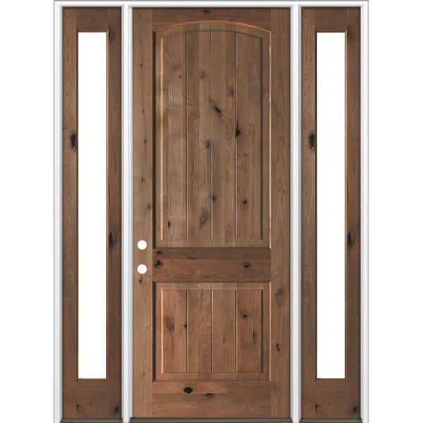 Have a question about Krosswood Doors 64 in. x 96 in. Knotty Alder Arch ...