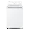 LG 4.3 cu. ft. Top Load Washer in White with SlamProof Glass Lid ...