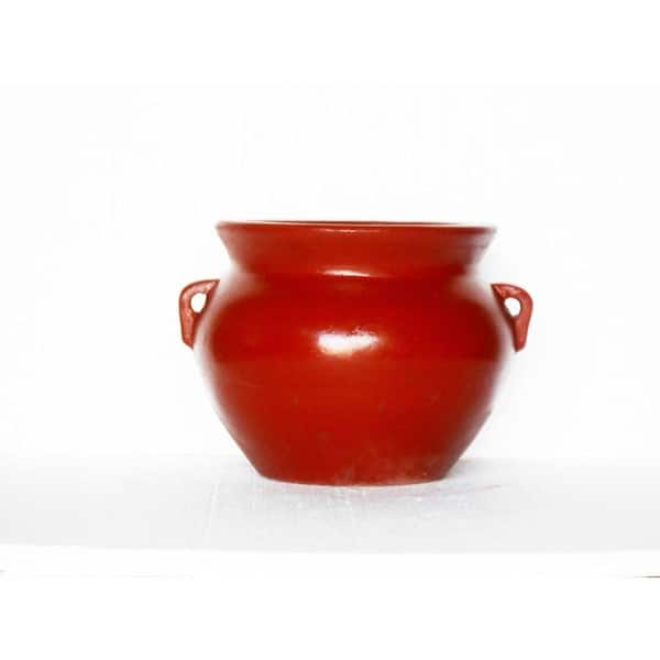 13 in. Red Soft Handle Clay Pot CH 12 - The Home Depot