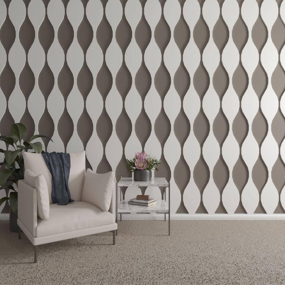Ekena Millwork Ozark 47 in. H x 0.625 in. W Slatwall Panels in PVC 9 ...
