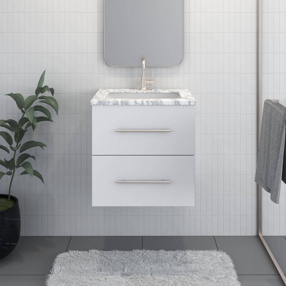 VOLPA USA AMERICAN CRAFTED VANITIES Napa 24 in. W x 22 in. D Single ...