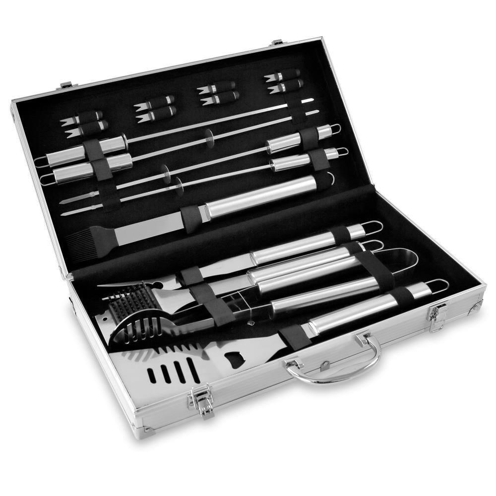 NutriChef BBQ Grill Tool Set - Grilling Utensils PSLBBQKIT40 - The Home ...