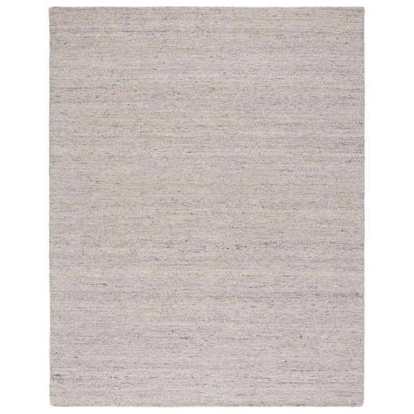 SAFAVIEH Himalaya 8 ft. x 10 ft. Beige/Light Gray Solid Modern Area Rug ...