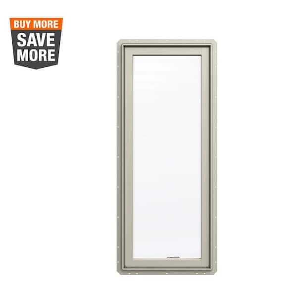 JELD-WEN 24 in. x 60 in. W-5500 Right-Hand Casement Wood Clad Window ...