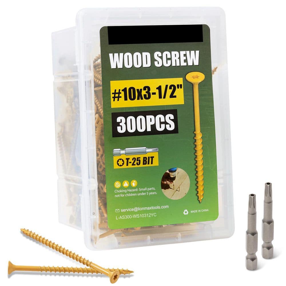 Afoxsos Deck Screws Rust Resistant Tan Epoxy Coated Exterior Wood ...