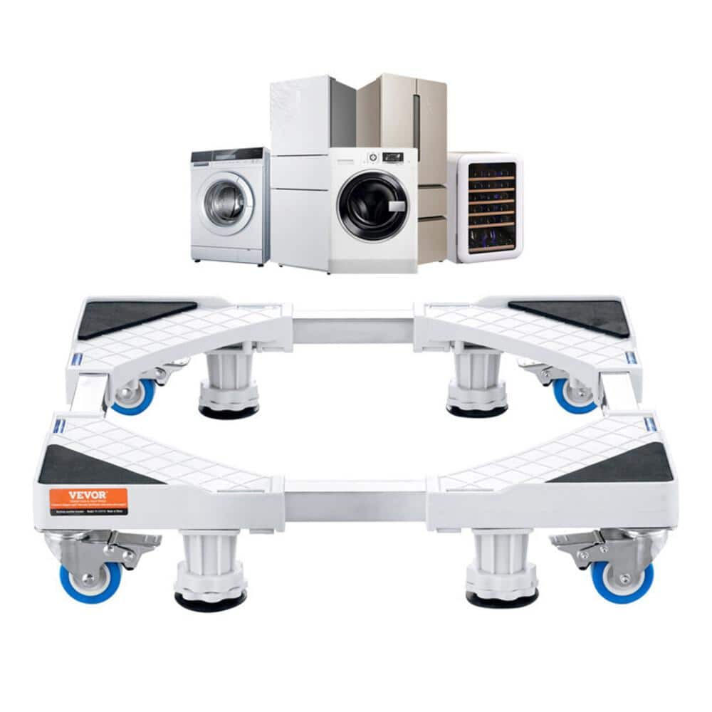 VEVOR 16.34 in. W Universal Laundry Pedestal Washing Machine Base White ...