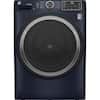 GE 4.8 cu. ft. Smart Sapphire Blue Front Load Washer with OdorBlock ...