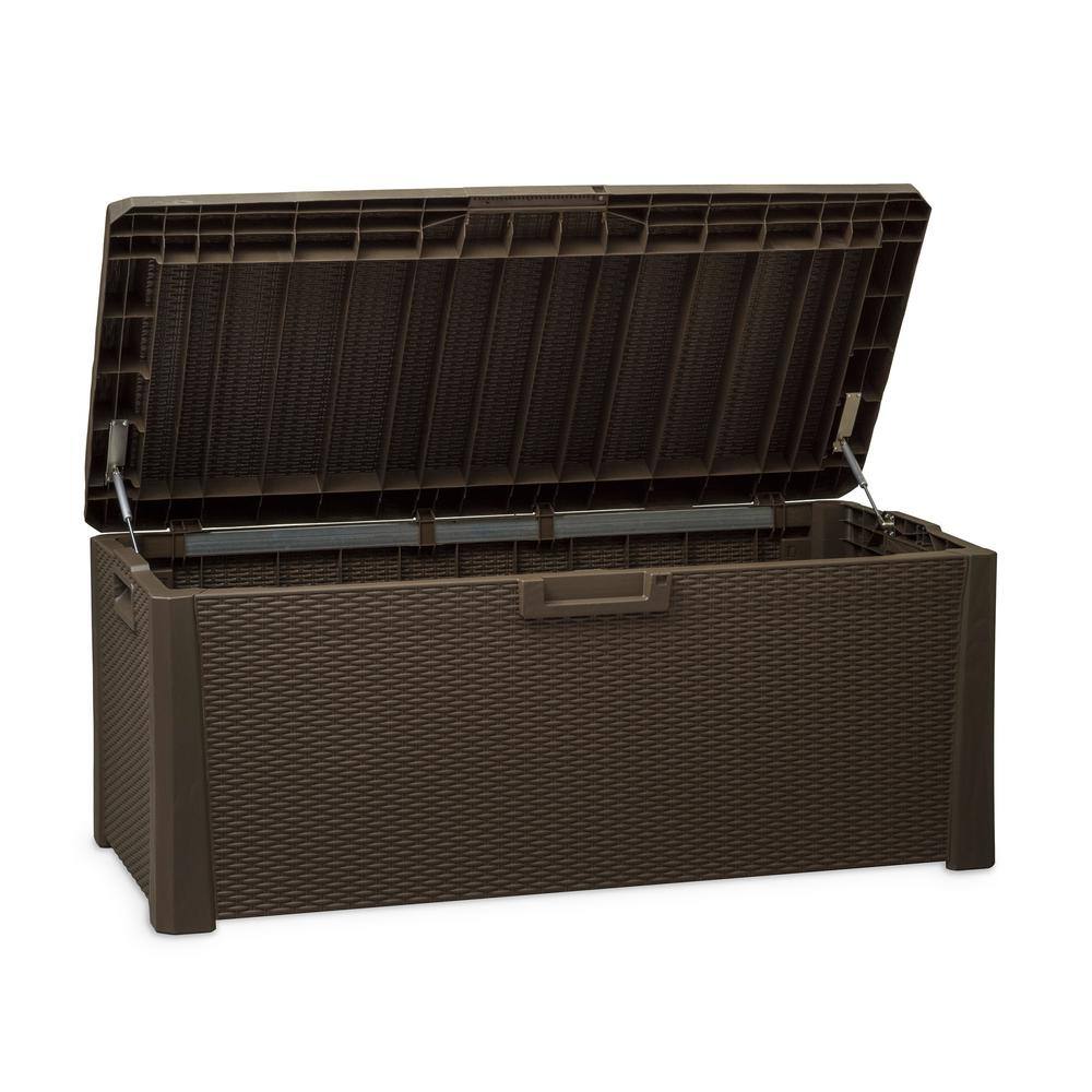 TOOMAX 145 Gal. 58 in. x 28 in. Brown Santorini Plus Deck Outdoor ...