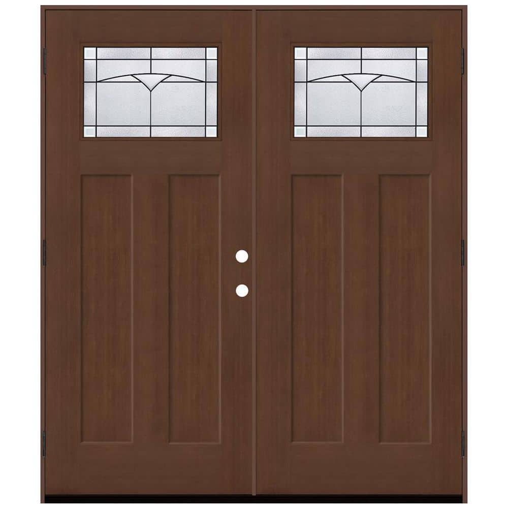 Steves & Sons Regency 72 in. x 80 in. 1/4 TopL Horizon Glass RHOS ...