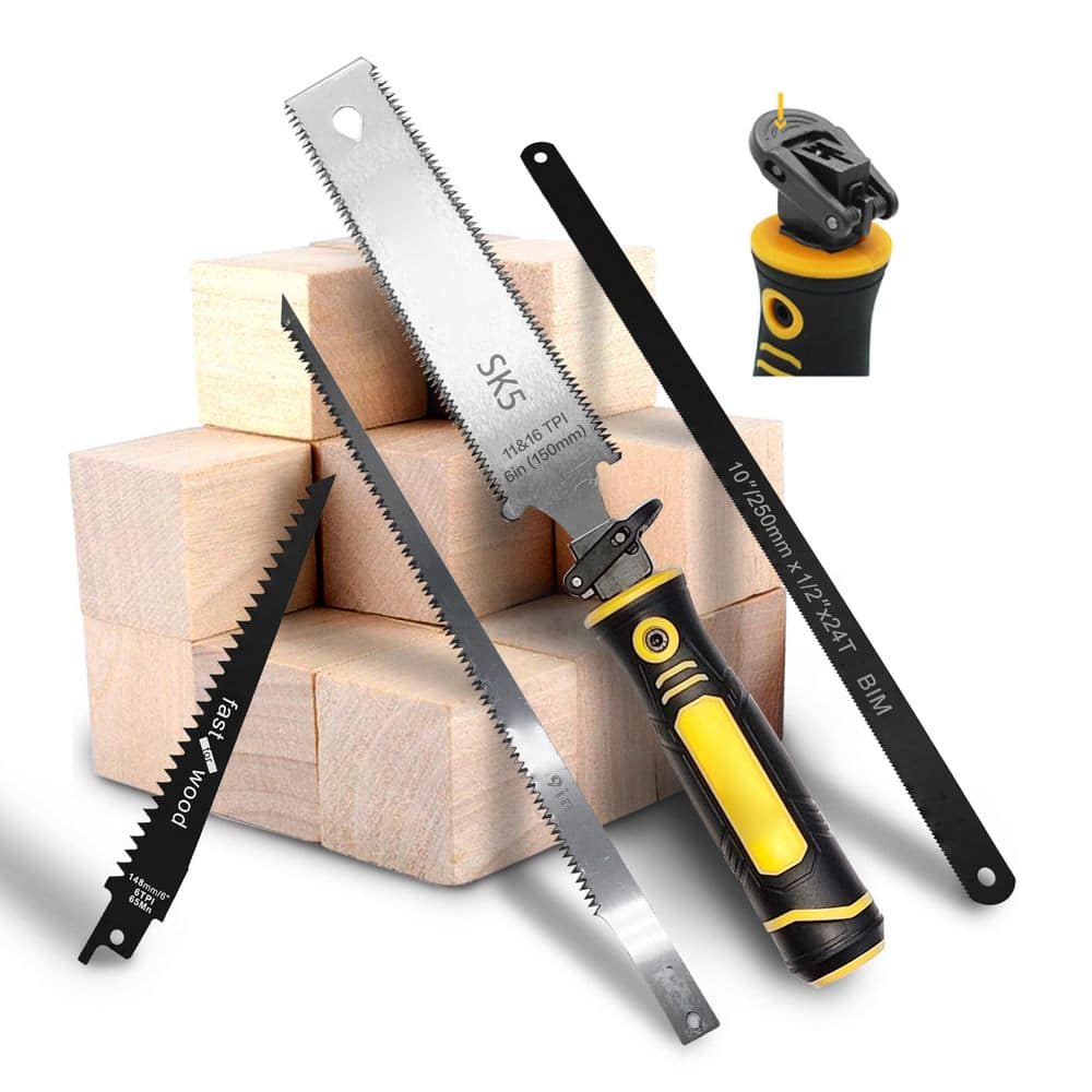 5 in. 1 6 in. Multi Blades Hand Saw with Double Edges Japanese Pull for ...
