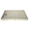 Tile Redi Redi Base 54 in. L x 30 in. W Alcove Single Threshold Shower ...