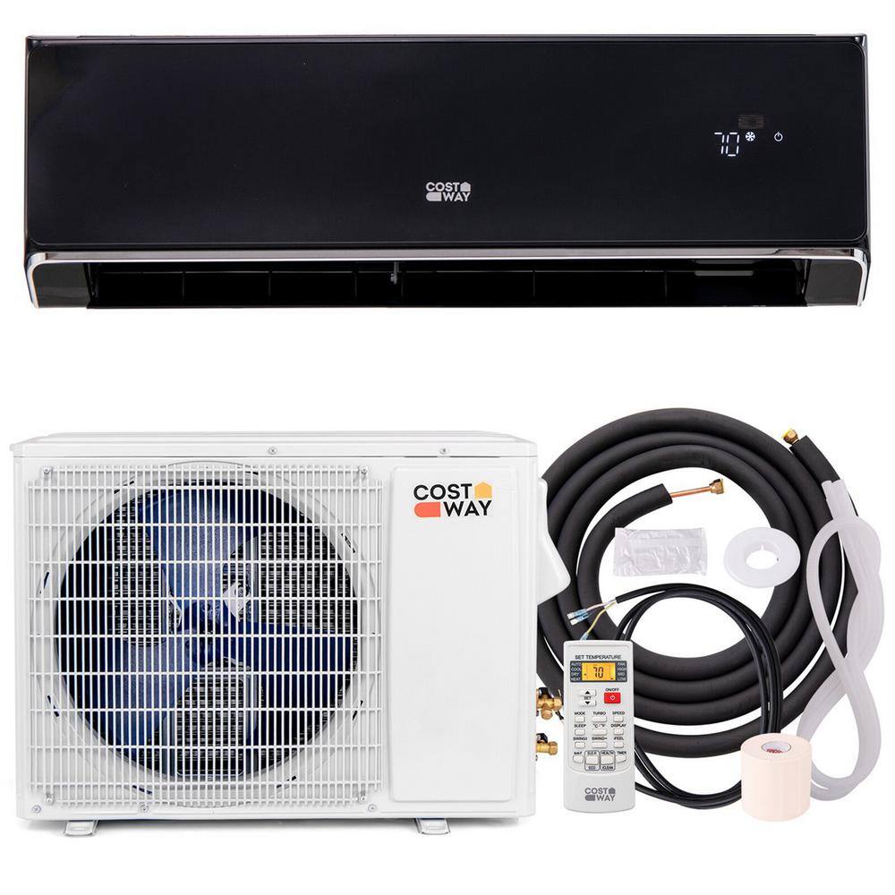 Costway 22000 BTU 2-Ton Ductless Mini Split Air Conditioner with Heat ...