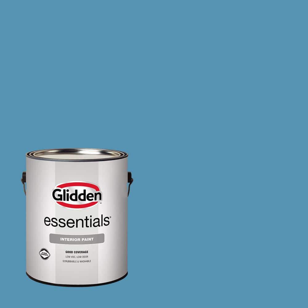 Glidden Essentials 1 gal. PPG1157-5 Vanity Flat Interior Paint PPG1157 ...