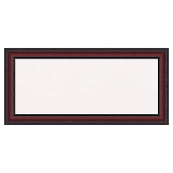 Amanti Art Dalat Cherry 34 in. x 16 in. Poly Framed White Cork Memo ...
