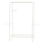 Whitmor Chrome Metal Clothes Rack 47.625 in. W x 64.5 in. H 6021-10150 ...