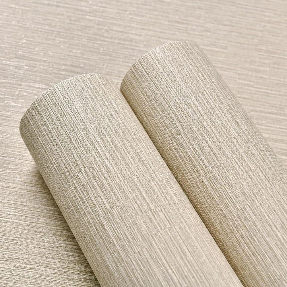 Beige Solid Color Grasscloth Textured Contact Paper Peel and Stick ...