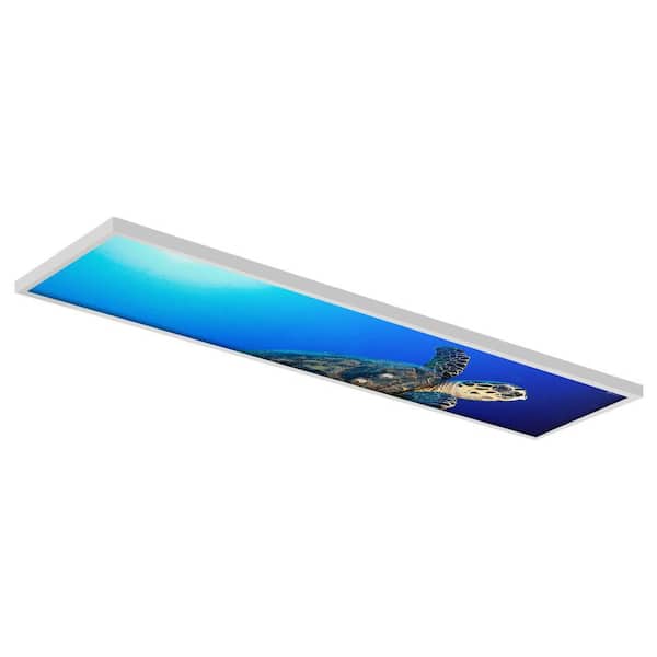 OCTO LIGHTS Ocean 008 1 ft. x 4 ft. Flexible Decorative Light Diffuser ...