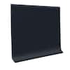ROPPE Self-Stick Black 4 in. x 20 ft. x 0.080 in. Vinyl Wall Cove Base ...