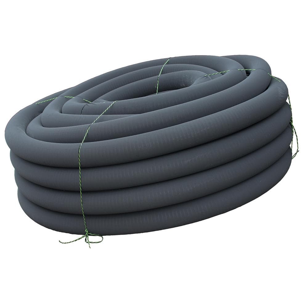 Advanced Drainage Systems 3 in. x 100 ft. Singlewall Perforated Drain ...
