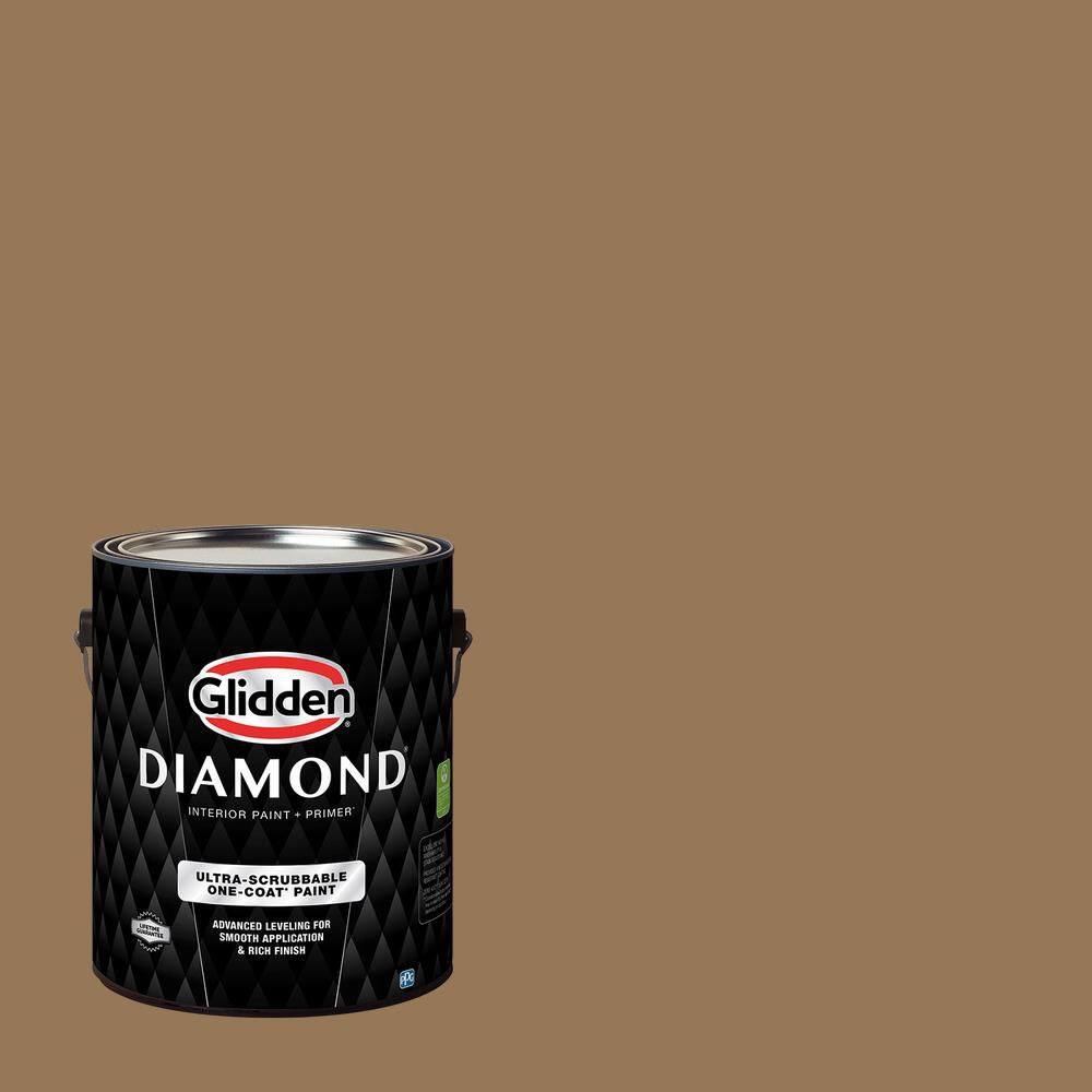 Glidden Diamond 1 gal. PPG1086-7 Cocoa Cupcake Semi-Gloss Interior ...