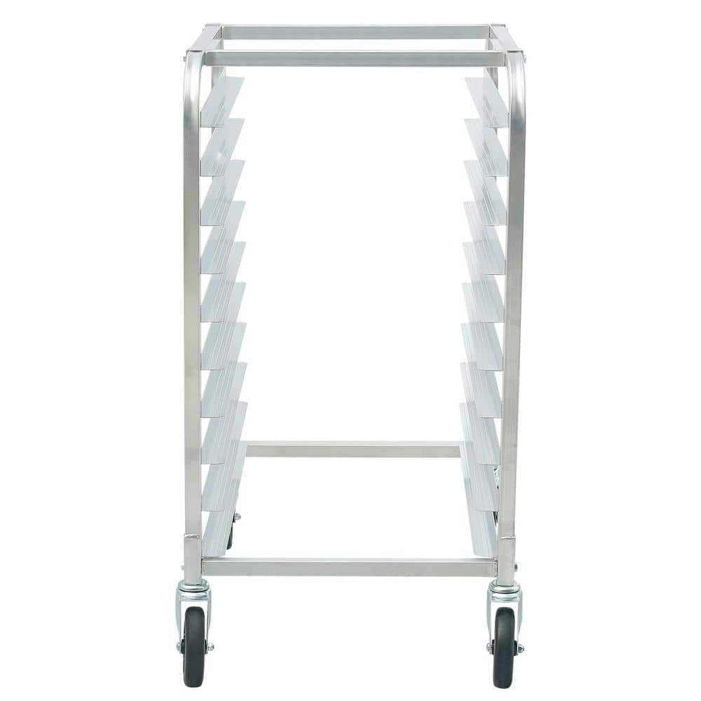 SVOPES 10-Tier Bun Pan Rack, 26in. L x 20. 3in. W x 39in. H, Aluminum ...