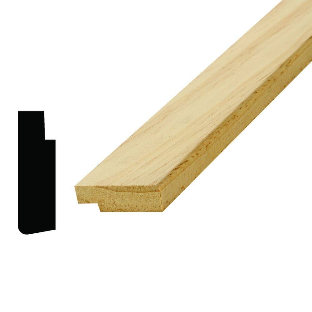 Alexandria Moulding NL100 11/16 in. x 2-1/4 in. Pine Stool Molding ...