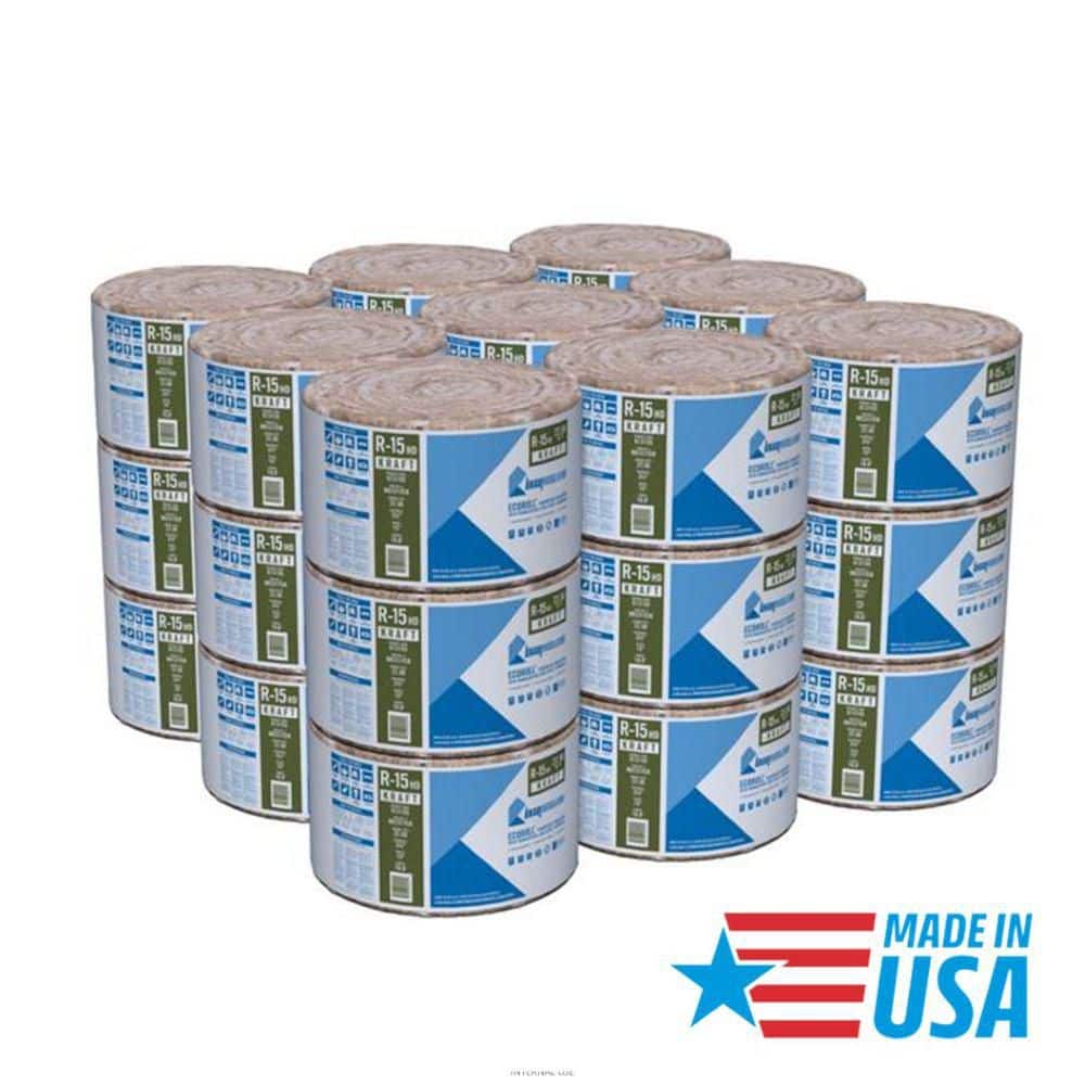 Reviews for Knauf Insulation R15 Kraft Faced 15 in. x 18 ft. Fiberglass ...