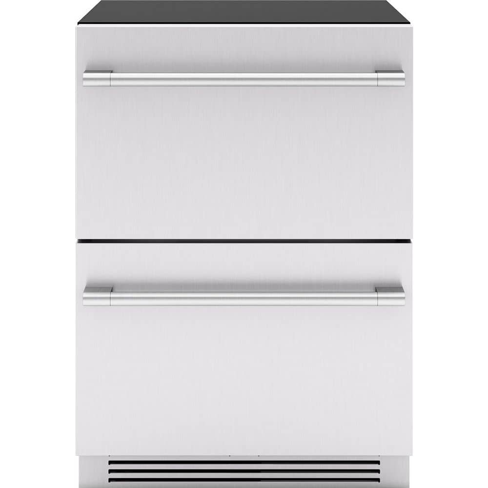 Zephyr Presrv 24 in. Dual Zone Refrigerator Freezer Drawers PRRFD24C2AS ...