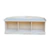 International Concepts Unfinished Storage Bench BE-150 - The Home Depot