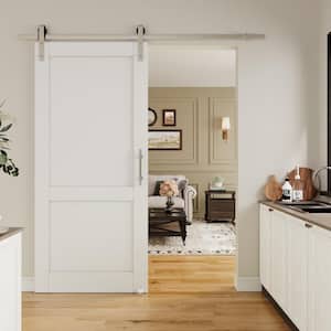 ARK DESIGN 72 in. x 80 in. 6-Panel Blank Pattern White Primed MDF No ...